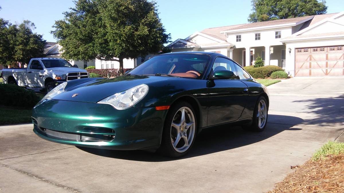 Rain Forest Green Metallic! 51K-Mile 2001 Porsche 996 Carrera 6sp