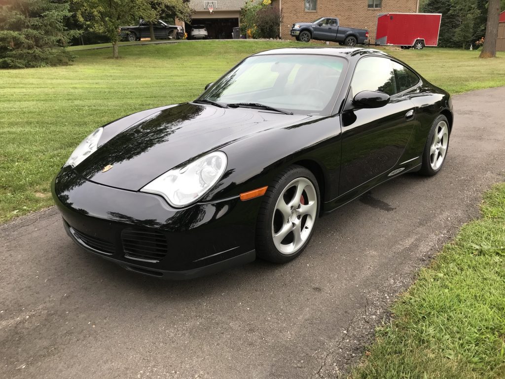 Black on Black! 72K-Mile 2002 Porsche 996 C4S 6sp -FirstFlatSix