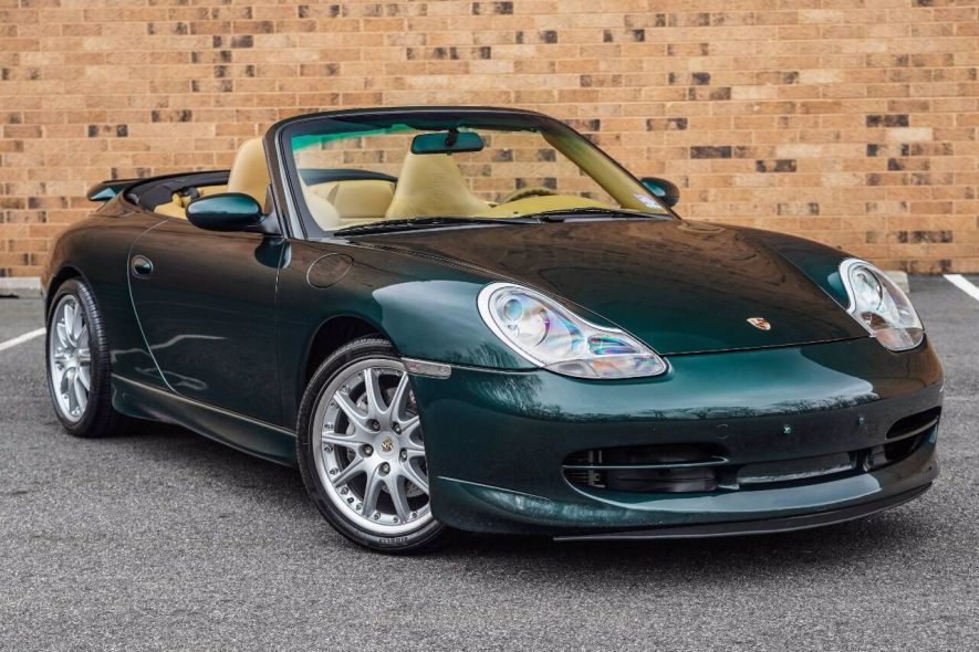 Green Over Tan! 43K-Mile Porsche 996 Carrera 4 6sp - FirstFlatSix.com