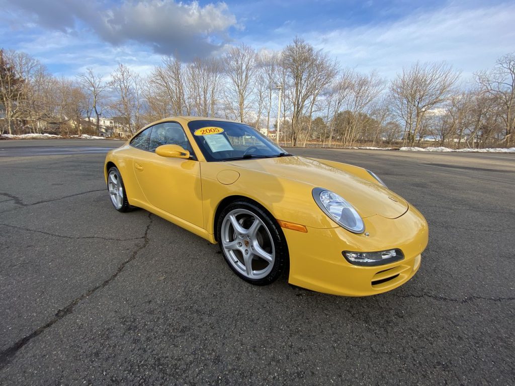 Speed Yellow! 24K-Mile Porsche 997 Carrera 6sp - FirstFlatSix.com