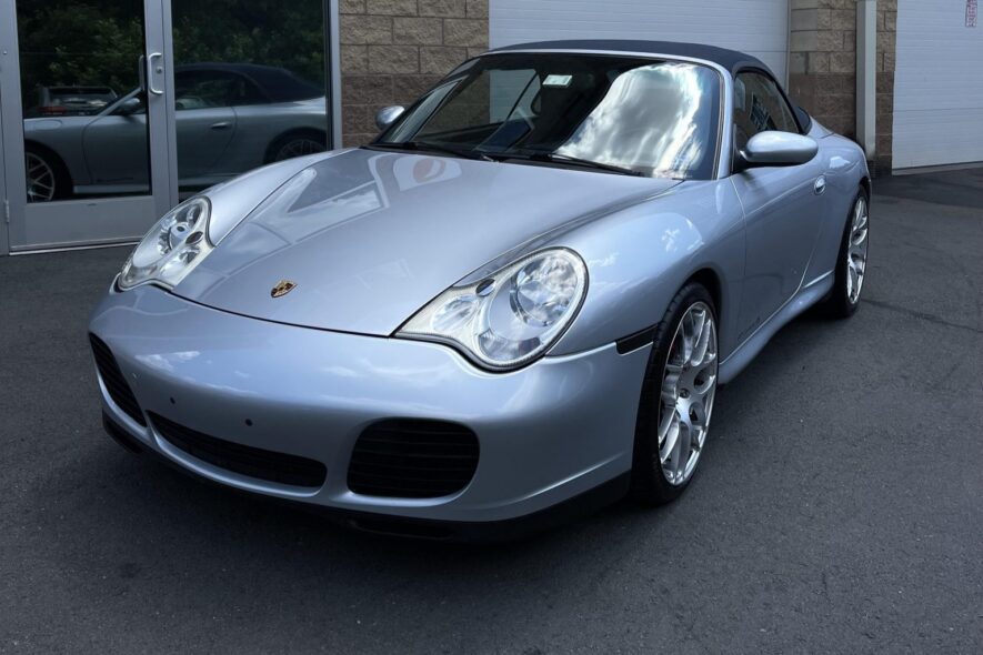 Polar Silver 65K-Mile Porsche 996 C4S Cabriolet 6sp - FirstFlatSix.com