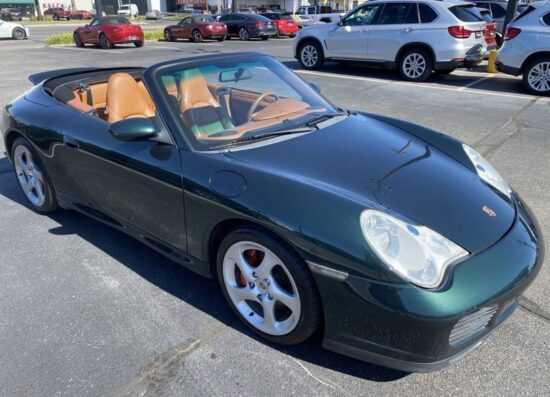 Green over Tan! 40K-Mile Porsche 996 Carrera 4S 6sp - FirstFlatSix