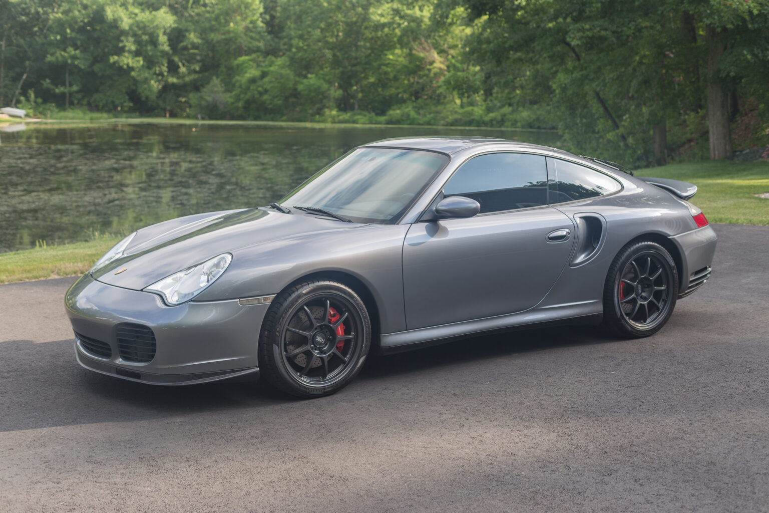 Seal Grey! 56K-Mile Porsche 996 Turbo 6sp